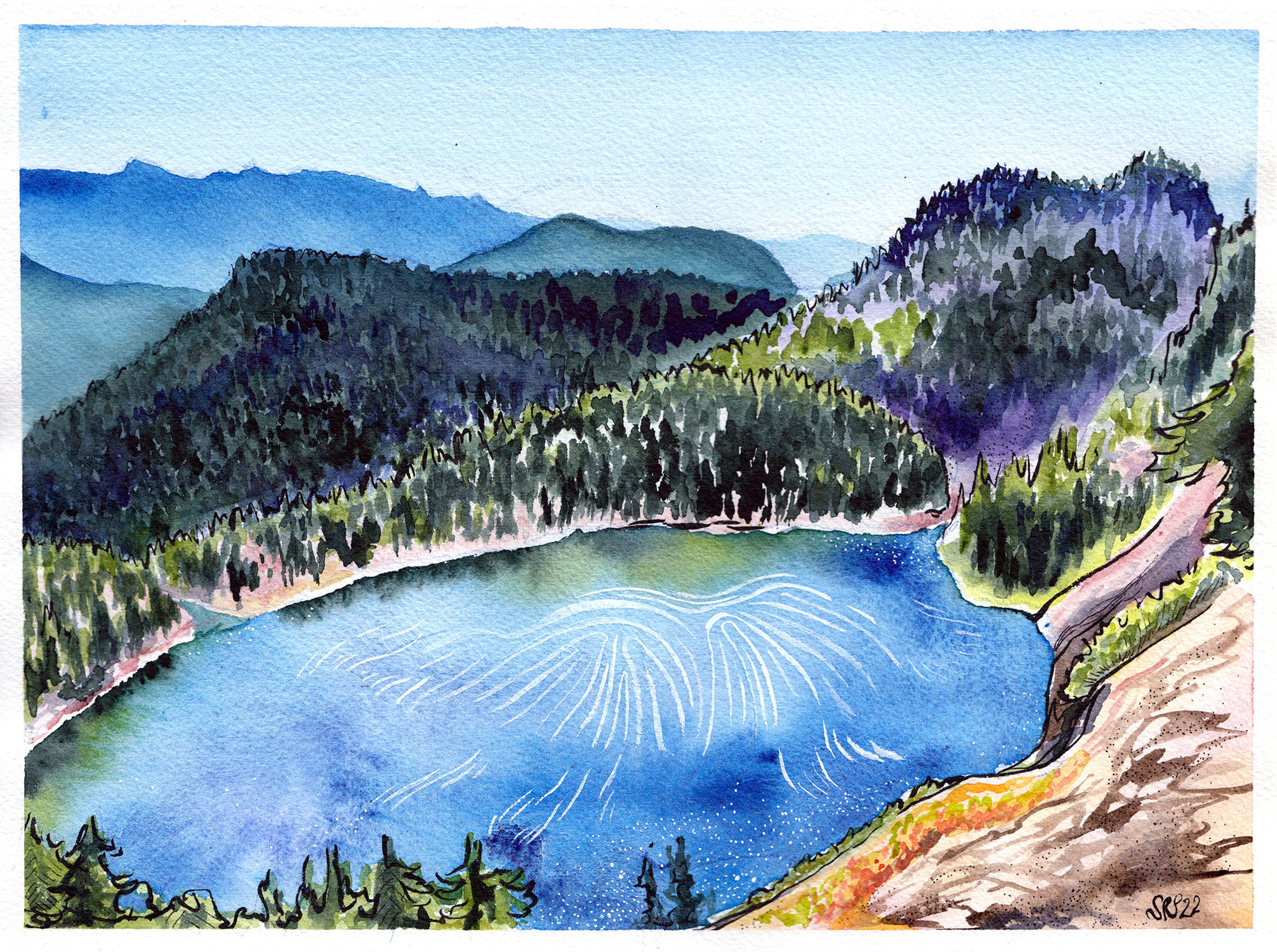 Up Above Rachel Lake - Shelby Pothier